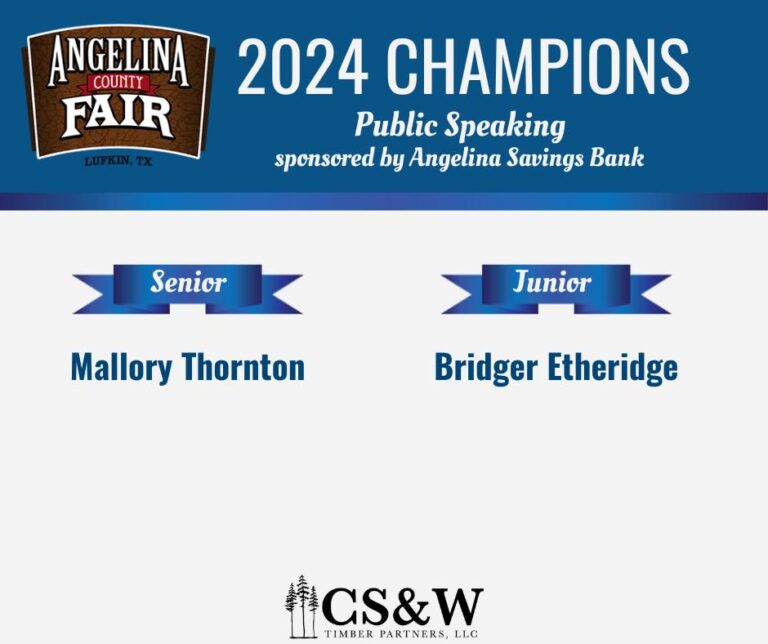 Champions Board – Angelina County Fair