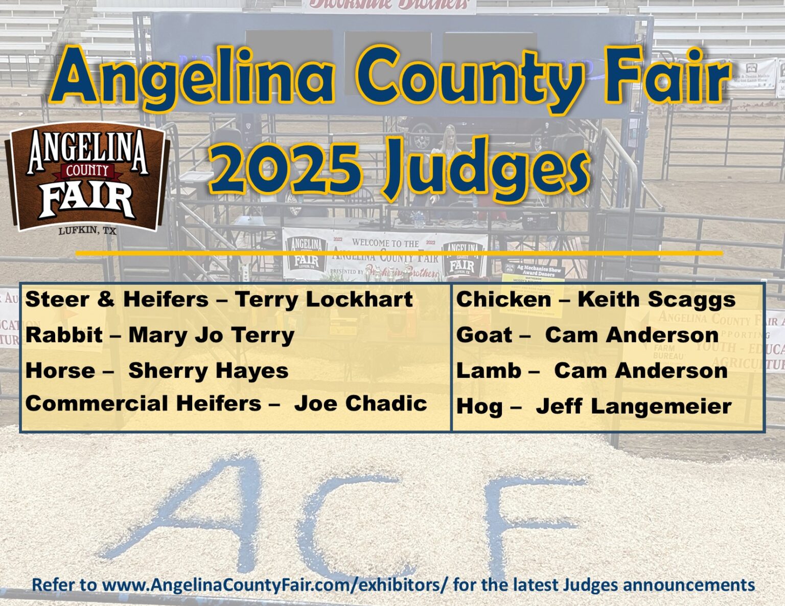 Exhibitors – Angelina County Fair