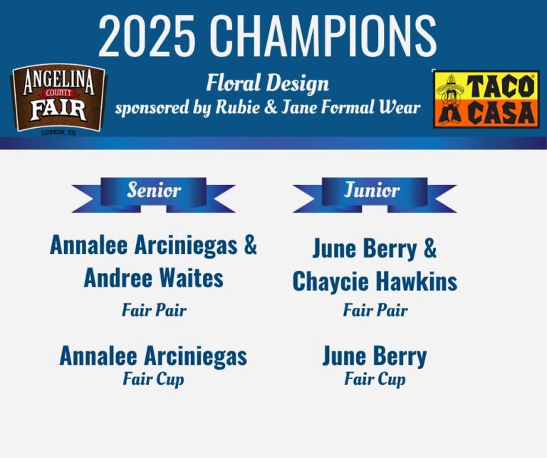 Floral Design Contest – Angelina County Fair